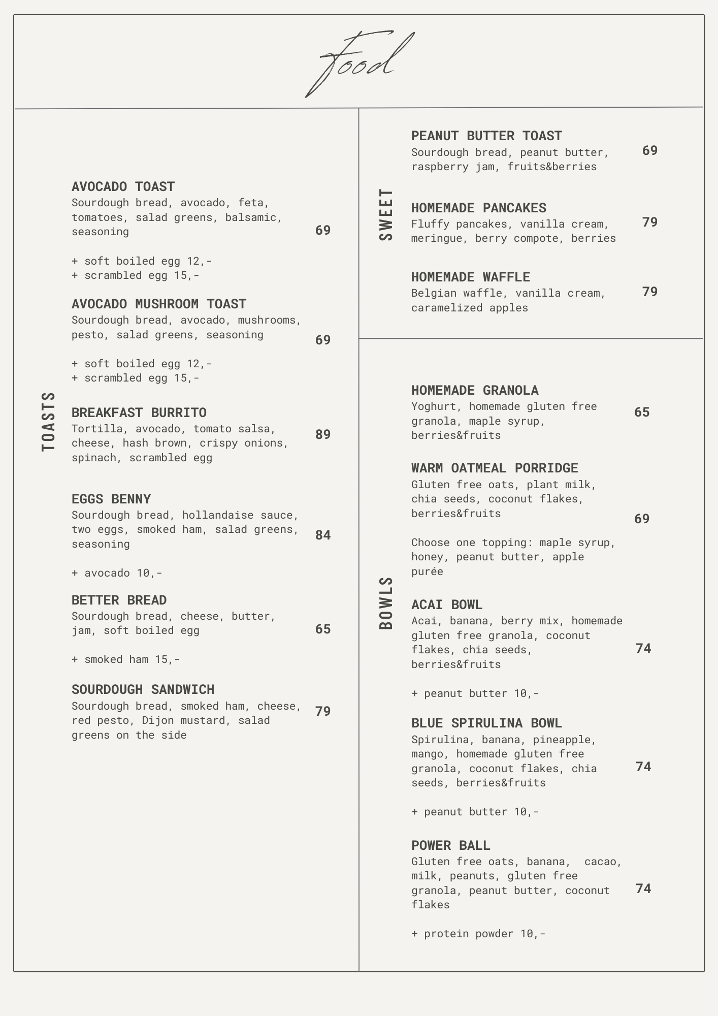 Menu - North Folk Café